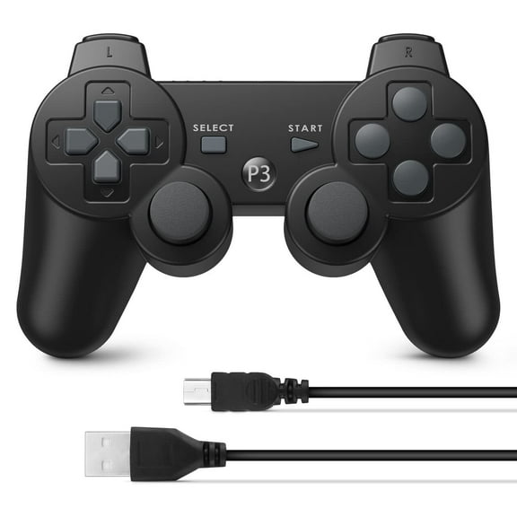 Sony DualShock 3 Wireless Bluetooth Gamepad, Black, for PlayStation 3 ...