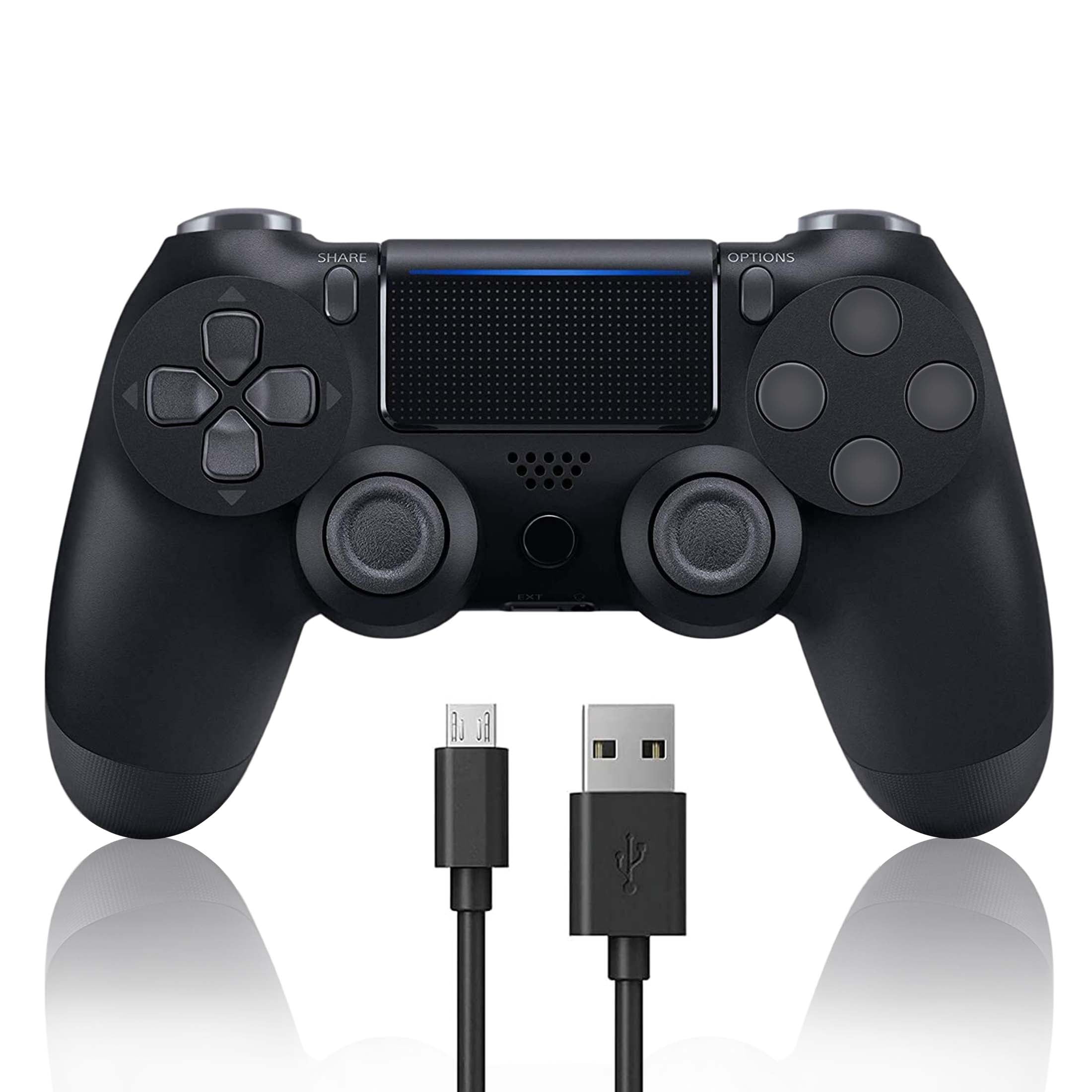 YUOY Wireless Bluetooth Controller for PS4, Compatible with PS4 Slim ...