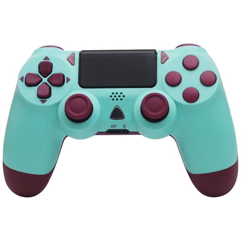 Wireless Controller for P4 Remote Game Joystick Compatible with P 4 P 4 Slim P 4 Pro PC Berry Blue