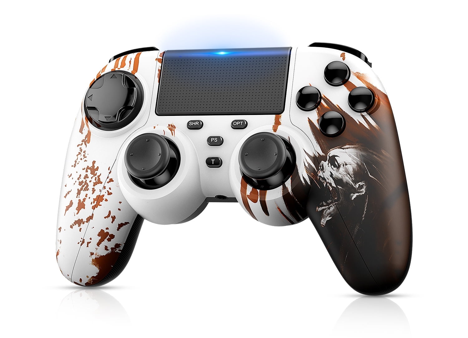 Wireless Controller for P4, Wireless Game Controller Compatible with P ...