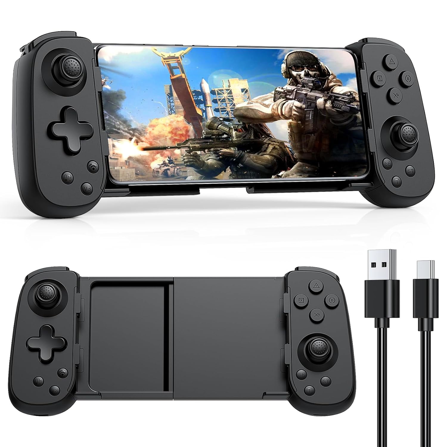 Wireless Controller For Iphoneandroidpcipadtabletappl Arcade Mfi Gamesswitchps4 Support 8984