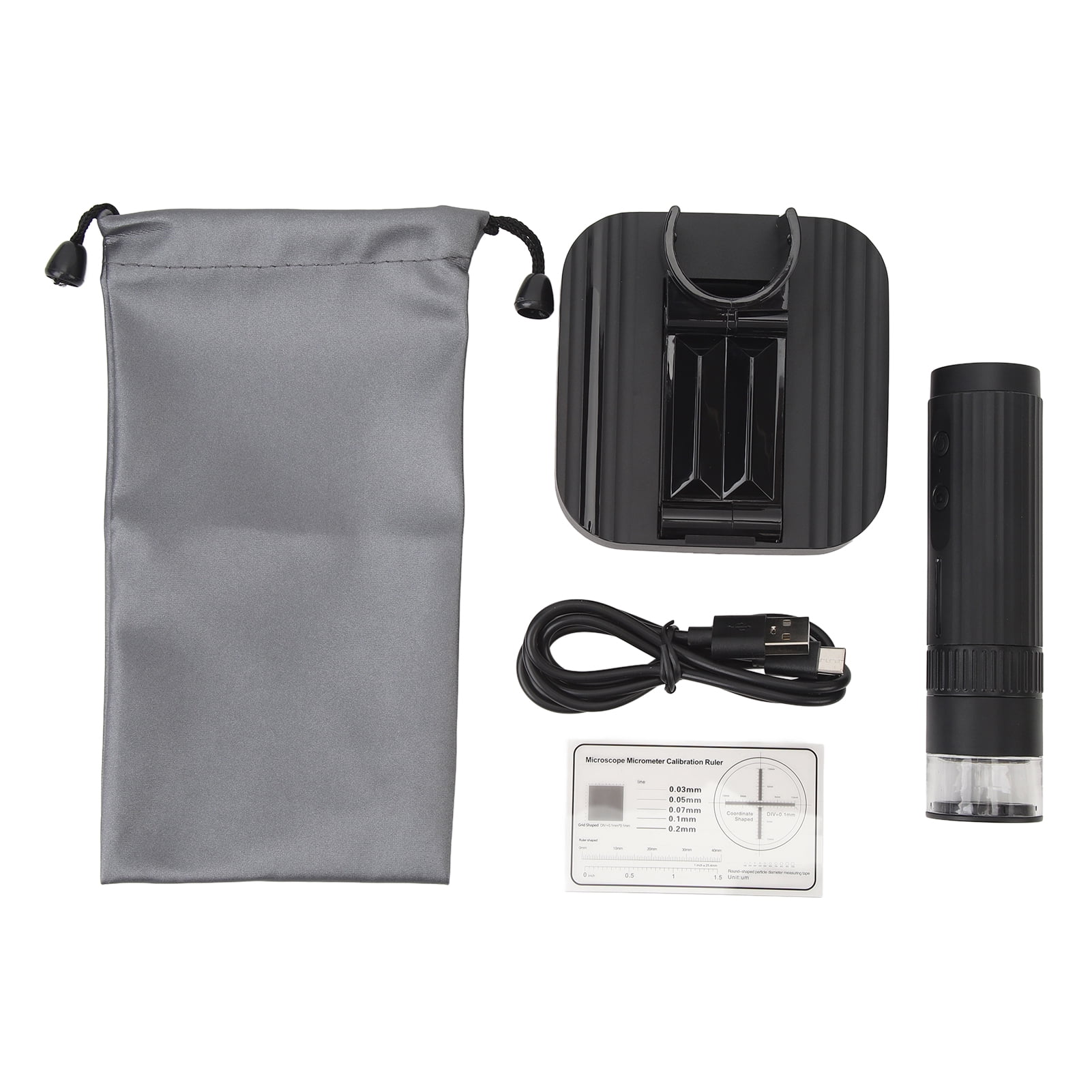 Wireless Digital Microscope 2MP 1000X Magnification WiFi with 8 Light ...