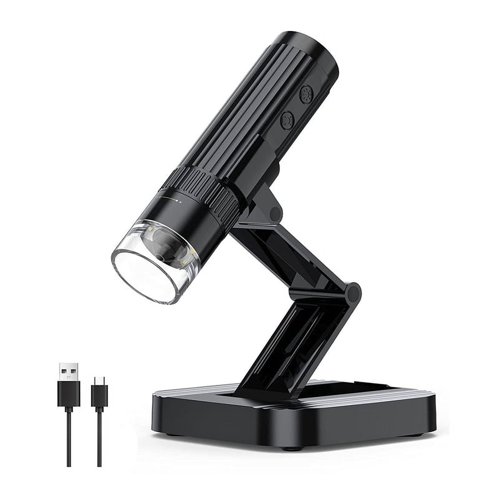 Wireless Digital Microscope 50X-1000X Magnification WiFi USB Handheld ...