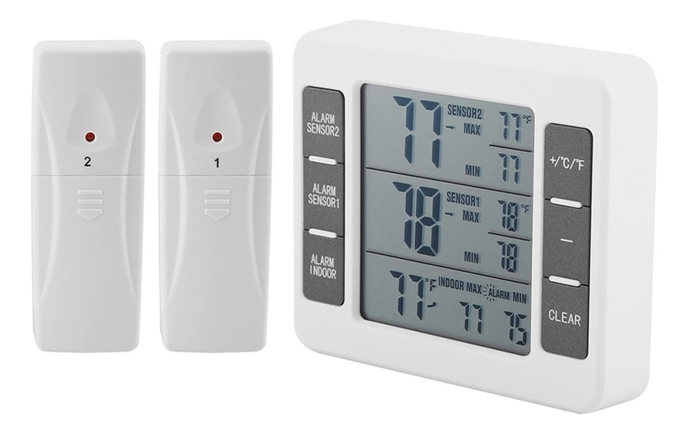 Wireless Digital Refrigerator Thermometer - Walmart.com