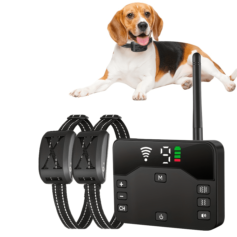Wireless Dog Fence, 2026 Electric Fence for 2 Dogs Shocks Training ...