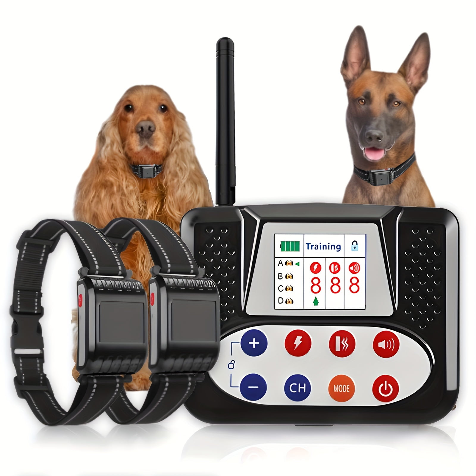 Wireless Dog Fence Collar Receiver, 2024 Upgraded Electric Dog Training ...