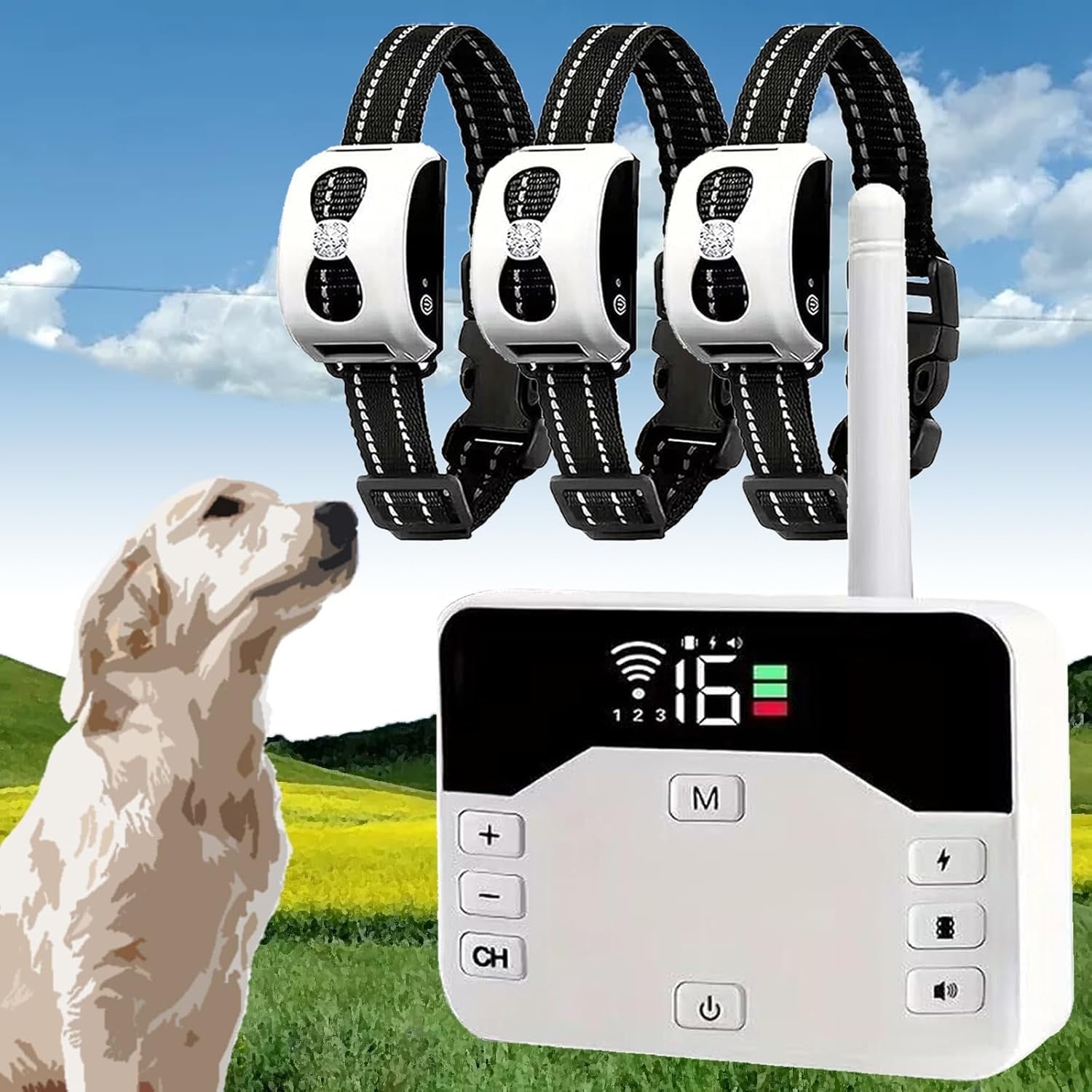 Wireless Dog Fence, Electric Fence System for Dogs, Shock Training ...