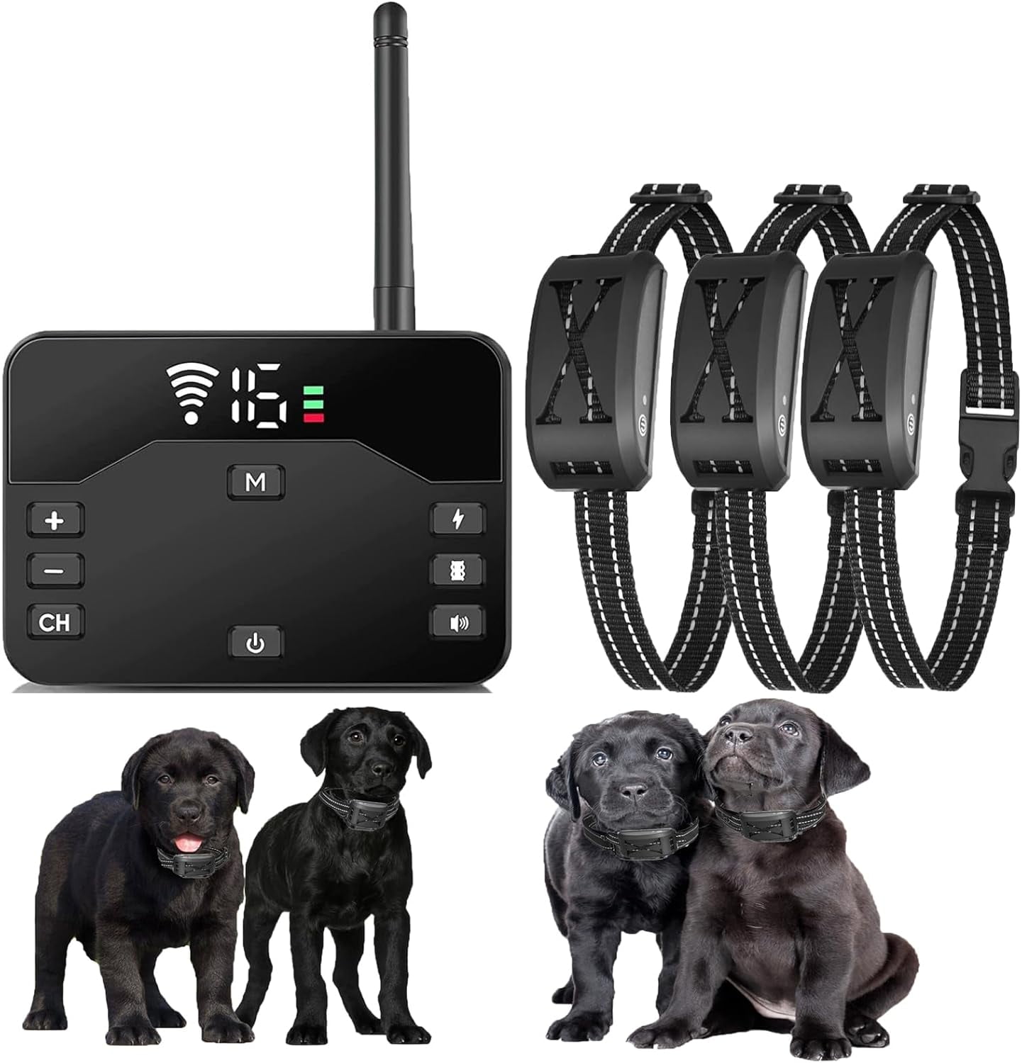 Wireless Dog Fence,Outdoor Electric Pet Containment System with Remote ...