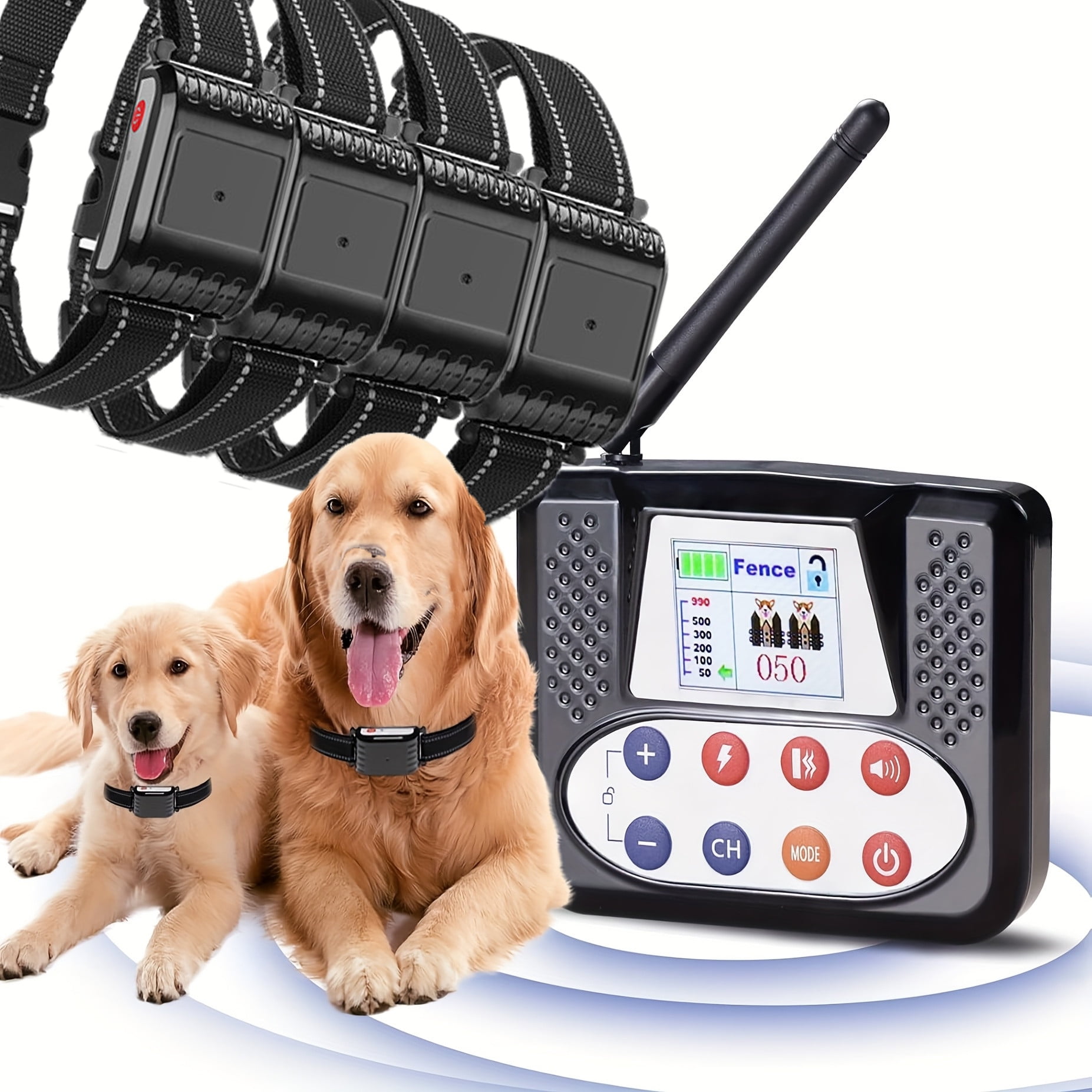 Wireless Dog Fence System for 1-3 Dogs with Training Collar ...