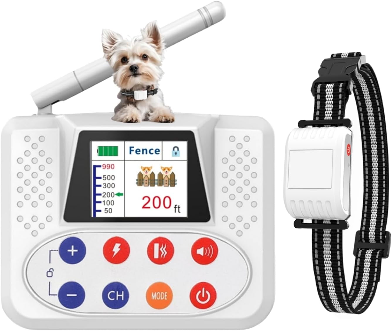 Wireless Dog Fence System, 2025 Electric Fence for Dog & Training ...