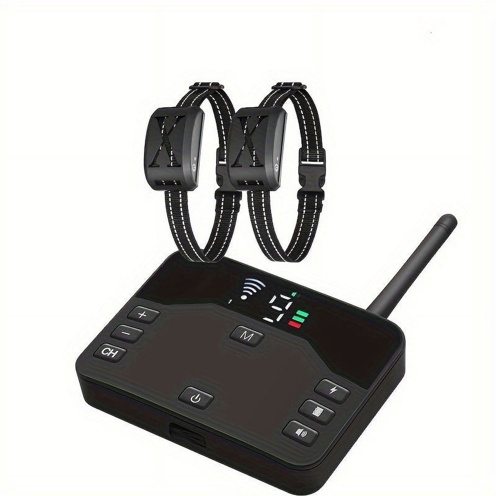 Wireless Dog Fence System/Receiver, 2 In 1 Wireless Dog Fence&Training ...