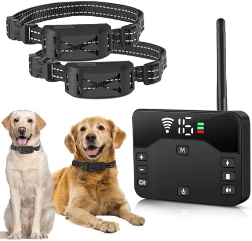 Wireless Dog Fence System Waterproof Perimeter Dog Collar - Walmart.com