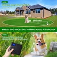 Wireless Dog Fence & Training Collar System, Adjustable Boundary Range ...