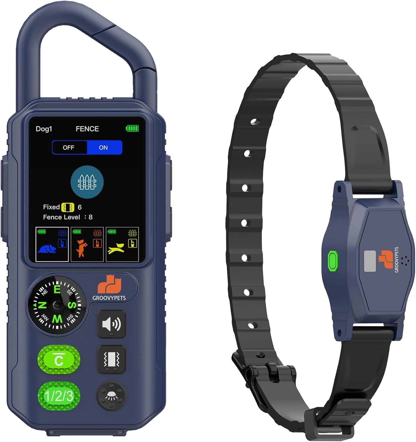 Wireless Dog Fence with Remote Training Collar, 1100 Yard Range ...