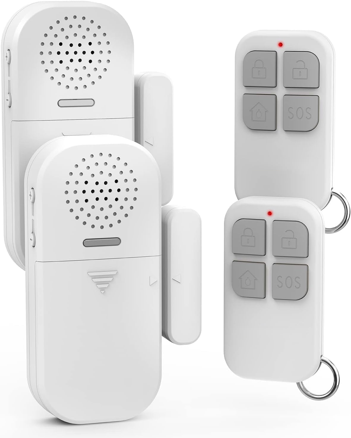Wireless Door Alarms for Home Security with Remote, 130dB Door and ...