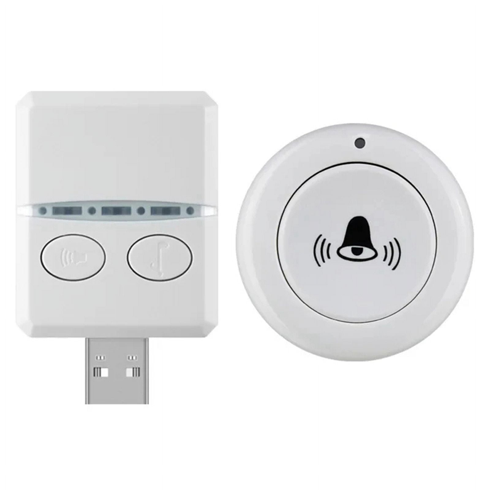 Wireless Doorbell 433Mhz 150M 30 Music USB Door Bell Receiver Single ...