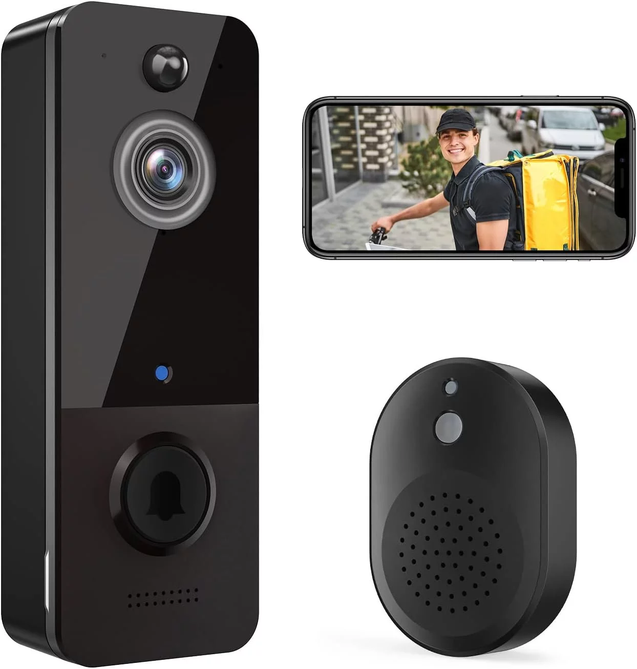 WiFi Video Doorbell Camera Smart Home Remote Video Monitoring 128GB ... WiFi Video Doorbell Camera Smart Home Remote Video Monitoring 128GB ...