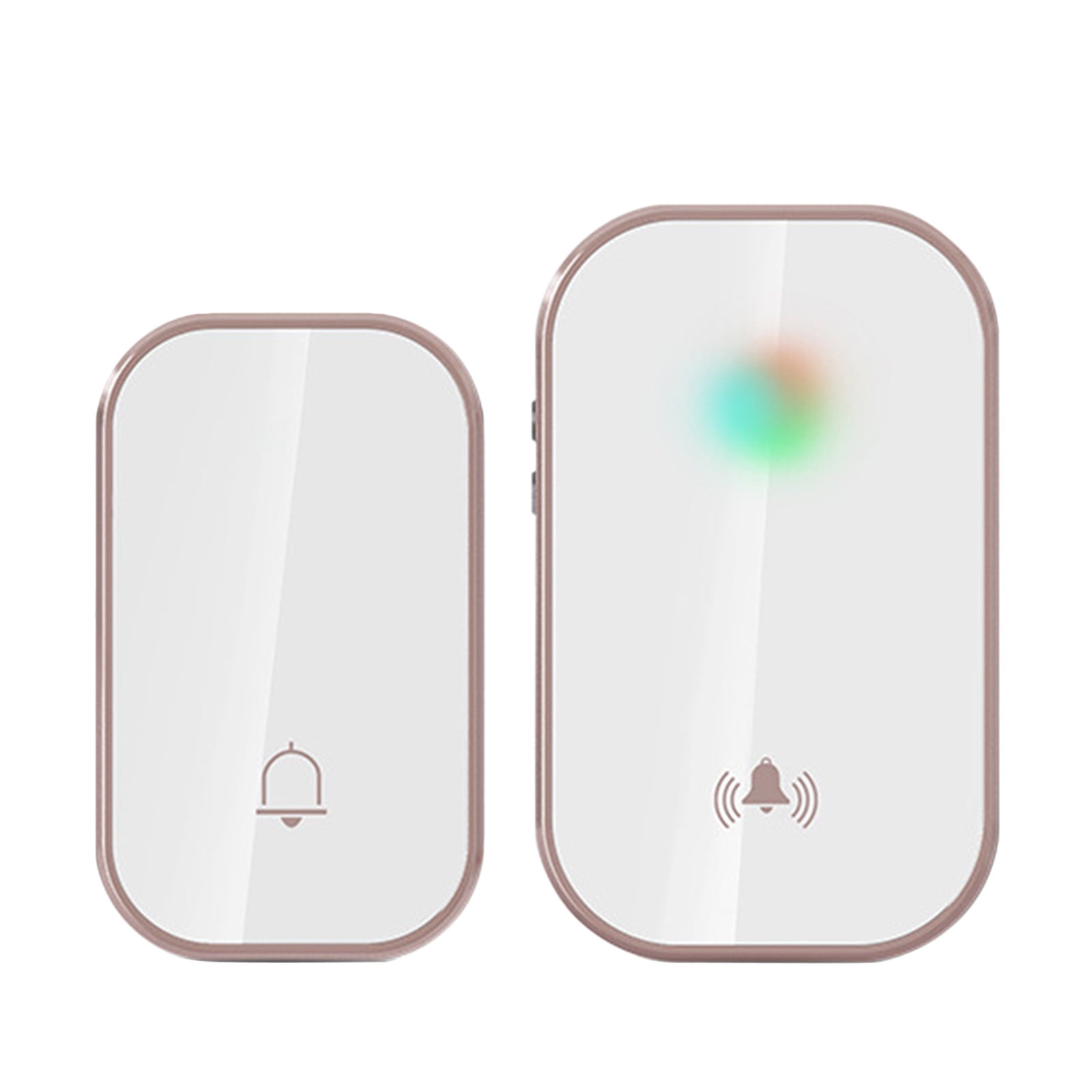 Wireless Doorbell Kit,300M Long Range,38 Chord Ringtones,7 Color Light ...