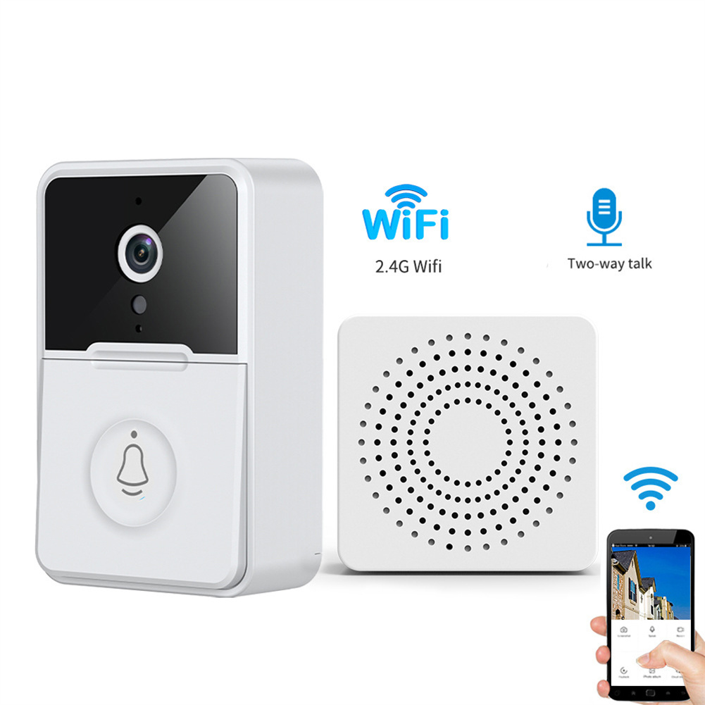 Liztek Portable Wireless Doorbell with Plug In Receiver and Remote ...