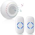 Wireless Doorbell • PHYSEN • Doorbell Chime Kits with 1 Transmitter 1 ...