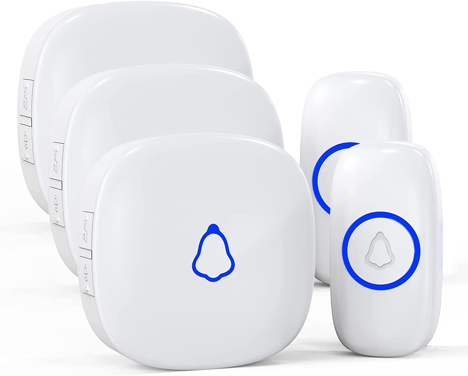 Wireless Doorbell, Remote Door Bell Ringer Wireless Long Range 1000FT ...