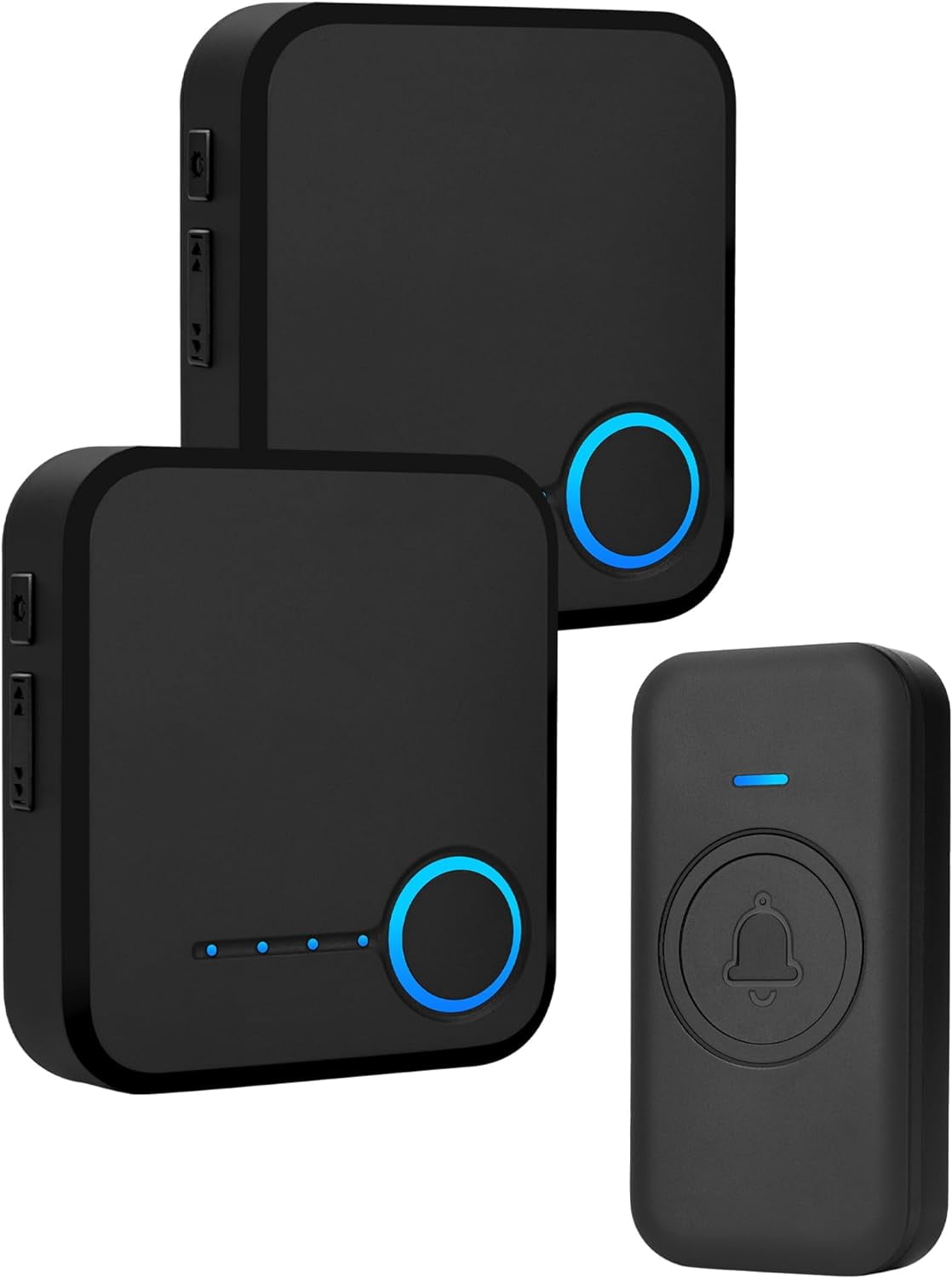 Wireless Doorbell, Waterproof Door Bell with 60 Chimes, 5 Levels Volume ...