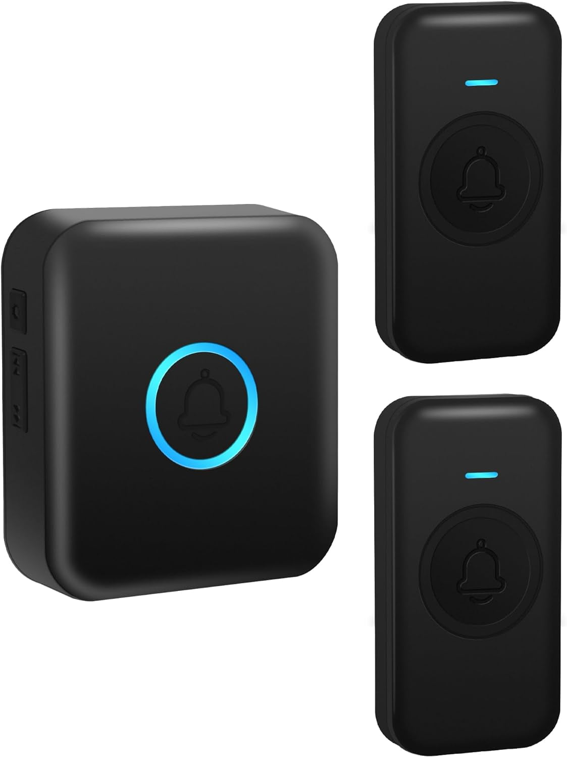 Wireless Doorbell, Waterproof Door Bell Kit with 60 Chimes 5 Levels ...