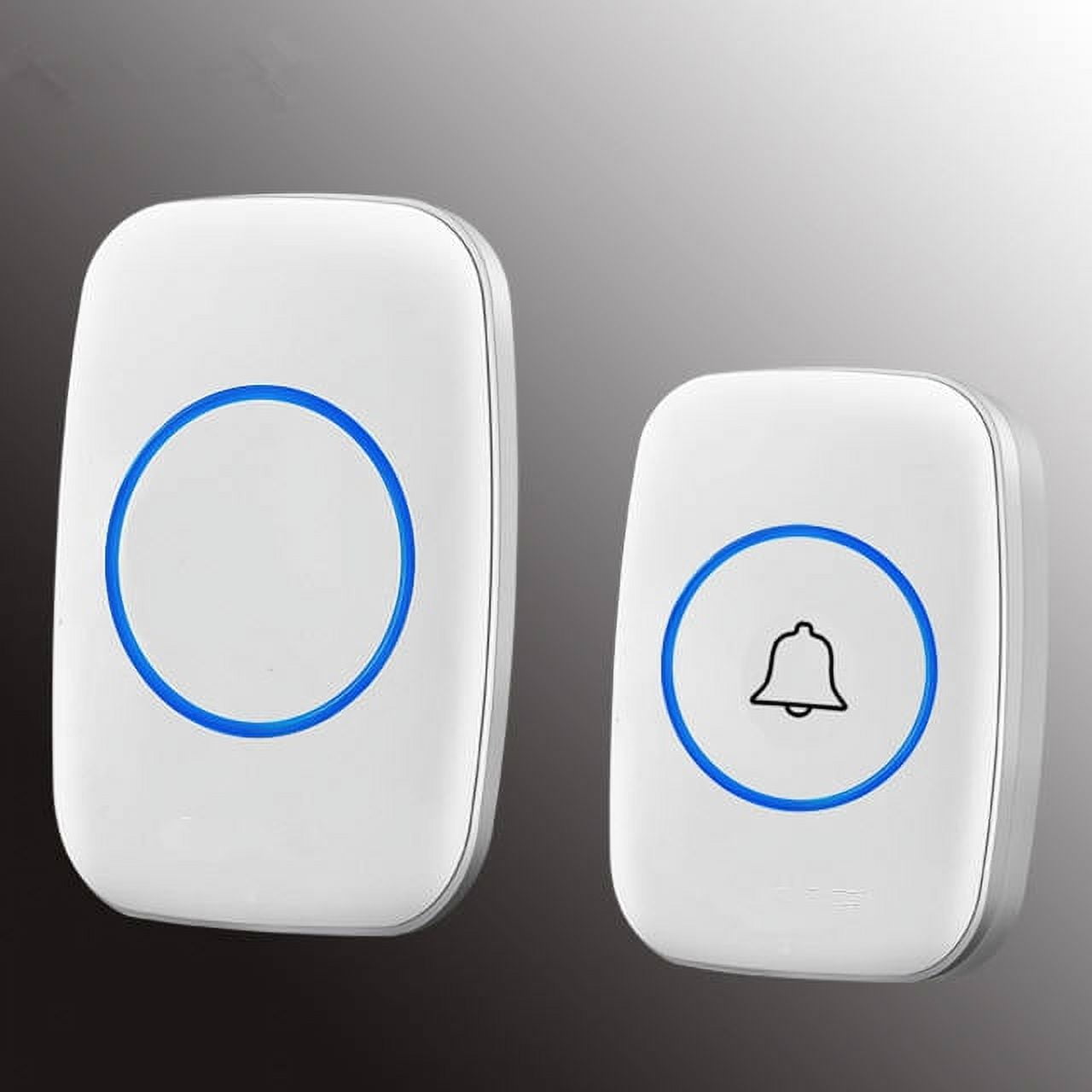 Wireless Doorbell, Waterproof Door Bell Kit, Distinguish front and rear ...