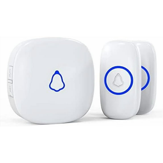 Wireless Doorbell, Waterproof Door Bell Ringer Wireless 1000ft Range, 2 ...