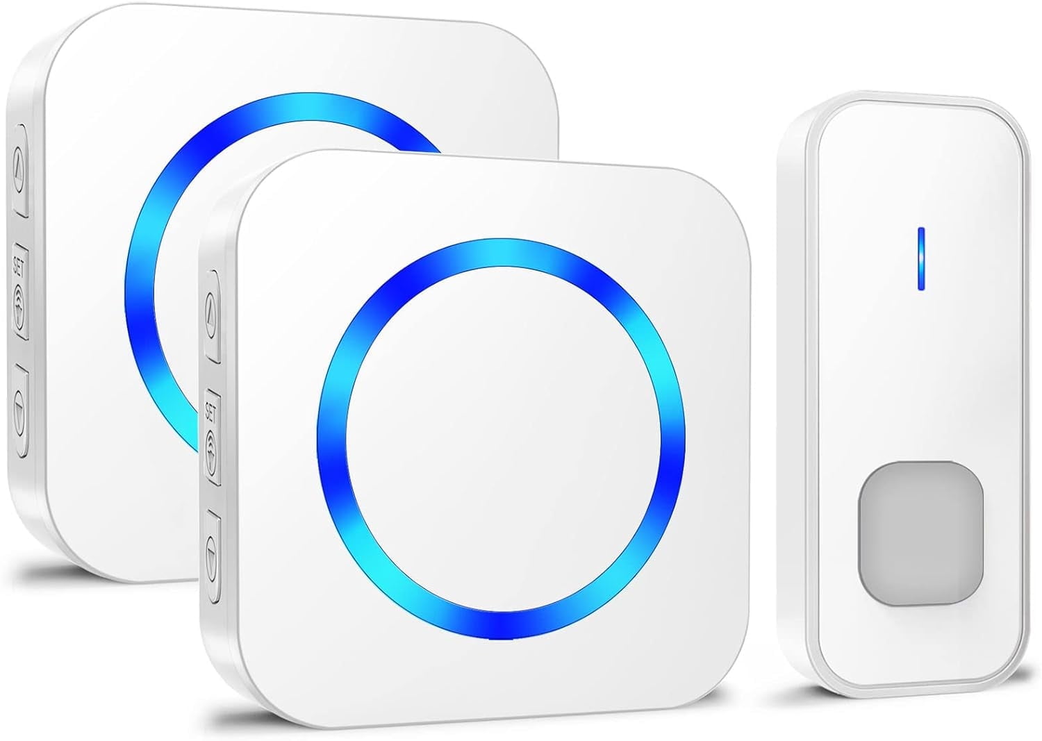 SURFOU Wireless Doorbell, Waterproof Doorbell with Chime, 1300ft Range ...