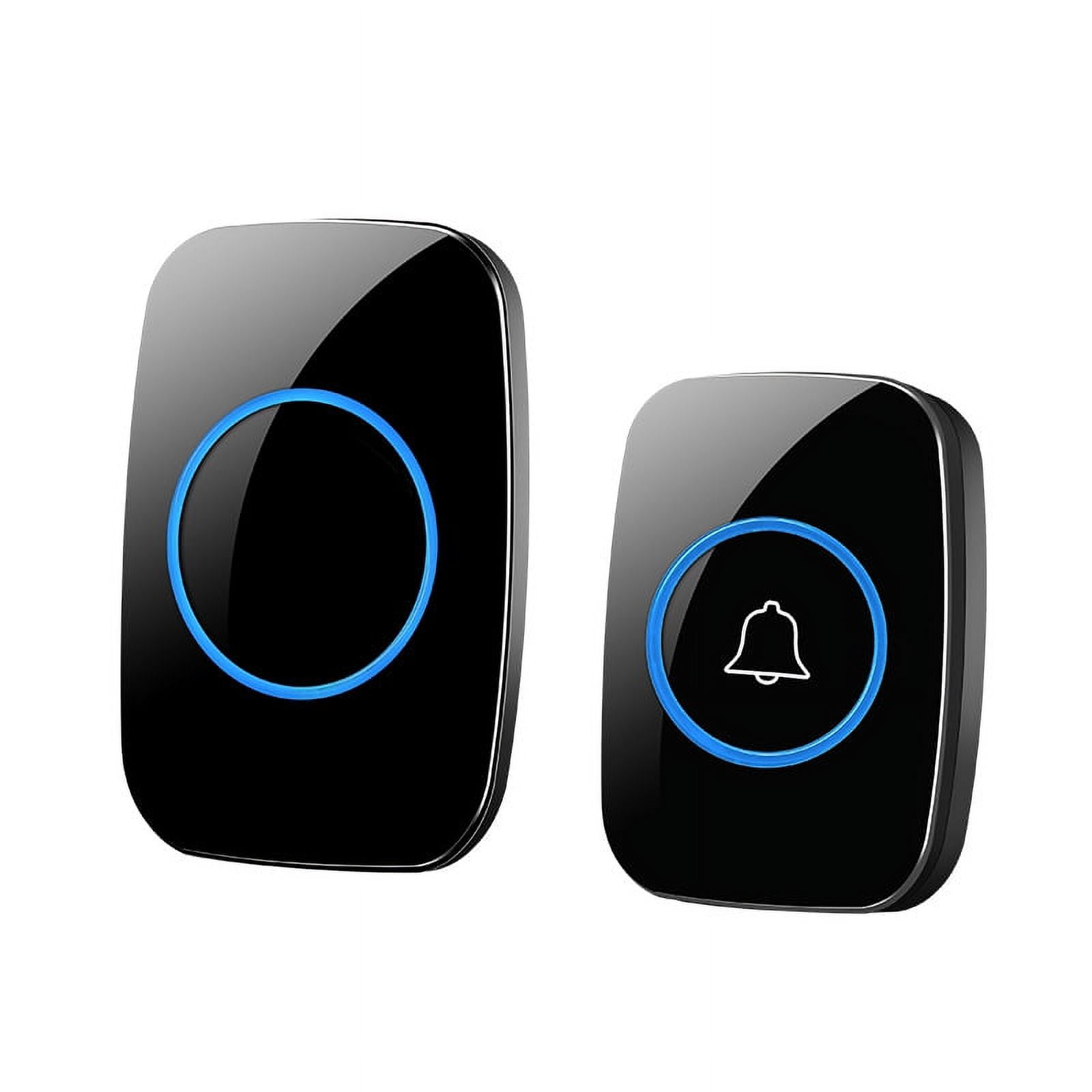 Wireless Doorbell by - Waterproof Door Bells & Chimes Wireless Kit,1000 ...