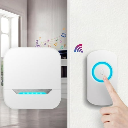 Wireless Doorbell, Waterproof Wireless Door Bell Chime Kit, Operating ...