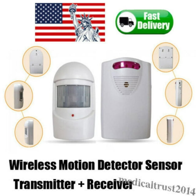 Wireless Driveway Motion Sensor Alarm System for Home Security - PIR IR Detector with Alerts ...