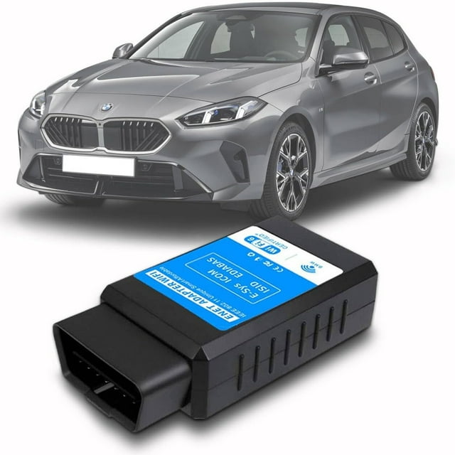 Wireless ENET OBD2 WiFi Diagnostic & Coding Adapter for BMW F-series G/I-series, Compatible with ...