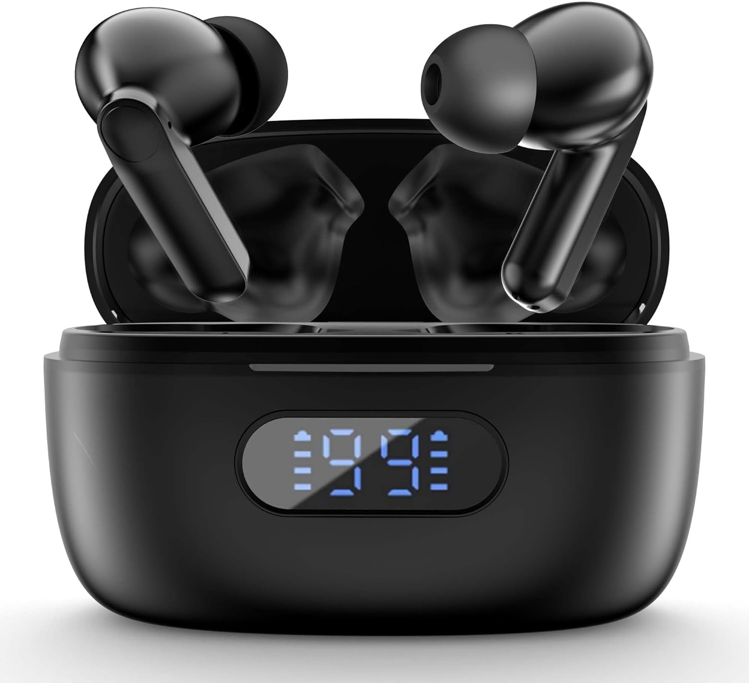 Wireless Ear Buds Bluetooth Earbuds, 28H Playtime LED Power Display ...