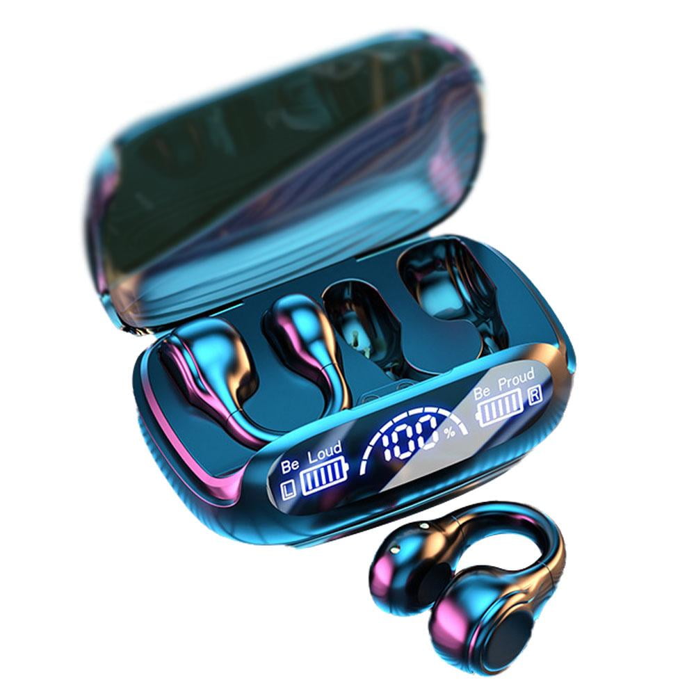 Wireless Ear Clip Skeleton Conduction Headphones, NEW Bluetooth 5.3 ...