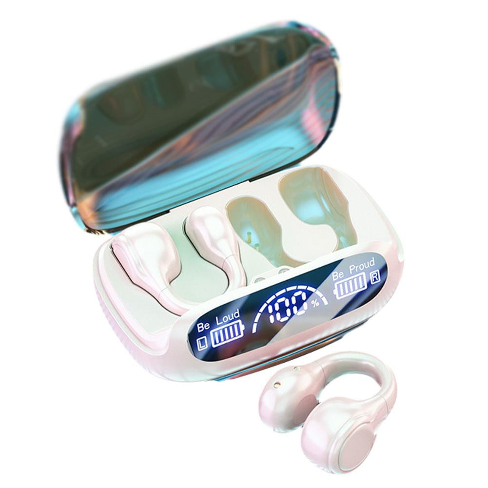 Wireless Ear Clip Skeleton Conduction Headphones, Open Ear Headphones, Bluetooth 5.3 Headphones ...