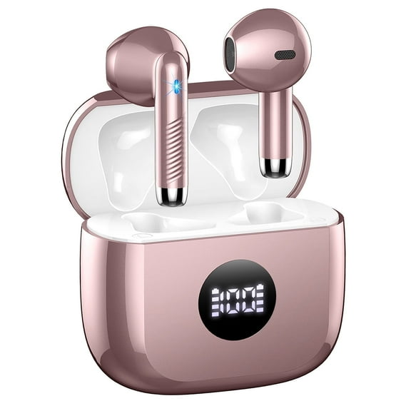 ZLC Wireless Earbuds, Bluetooth Earbuds 5.3, 50H Playtime LED Display ...