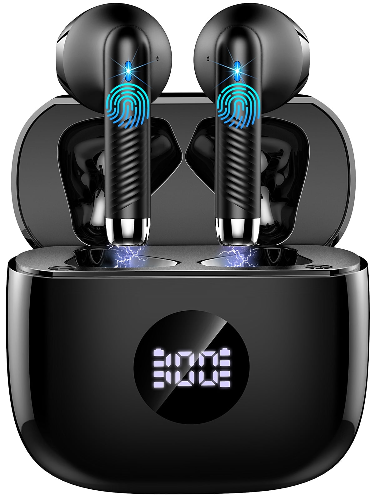 Wireless Ear buds, Bluetooth 5.4 Headphone Sport, ENC Noise Cancelling ...