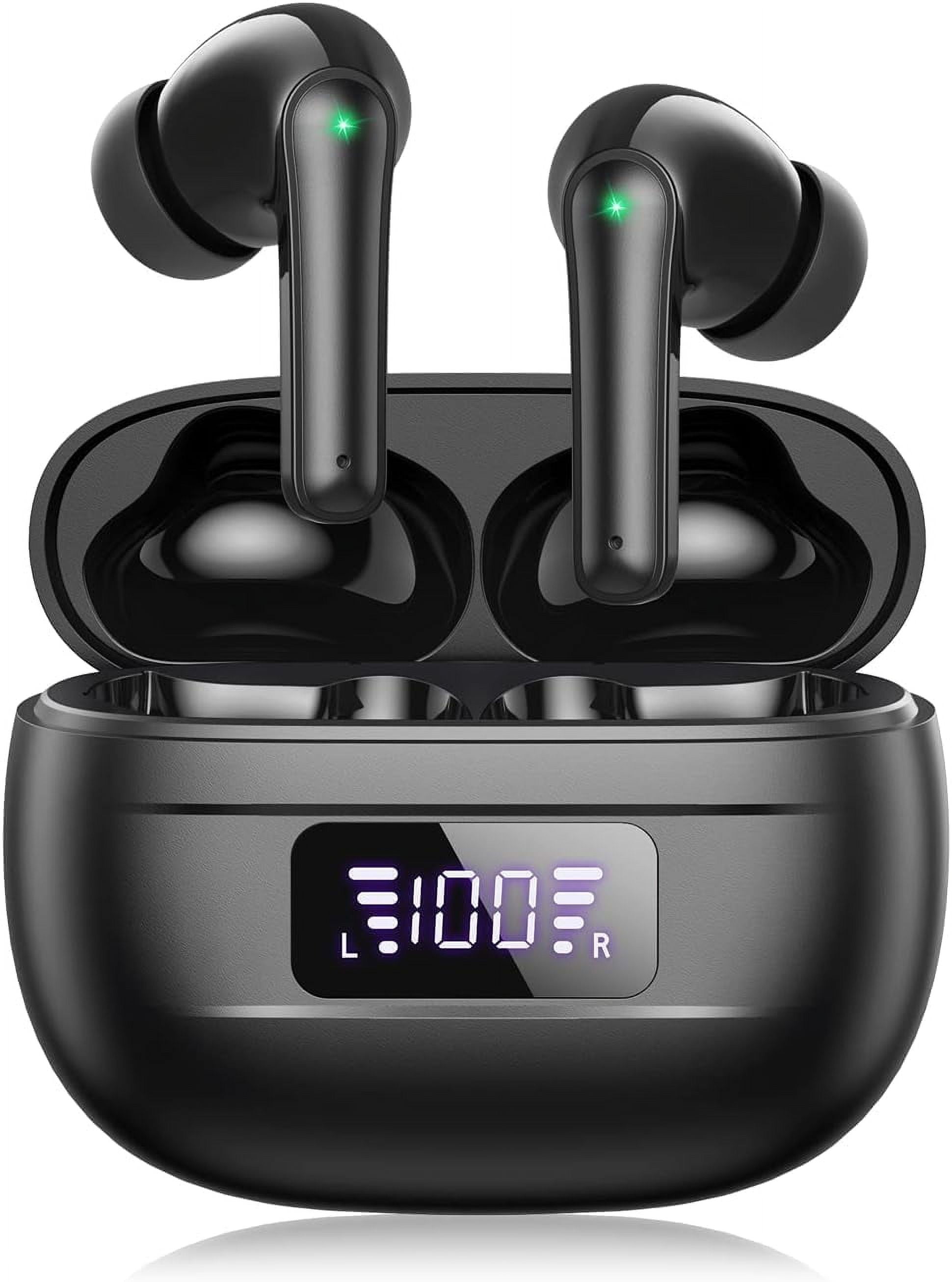 Wireless Ear buds Bluetooth earbuds 76H Playback Noise Cancellation ...