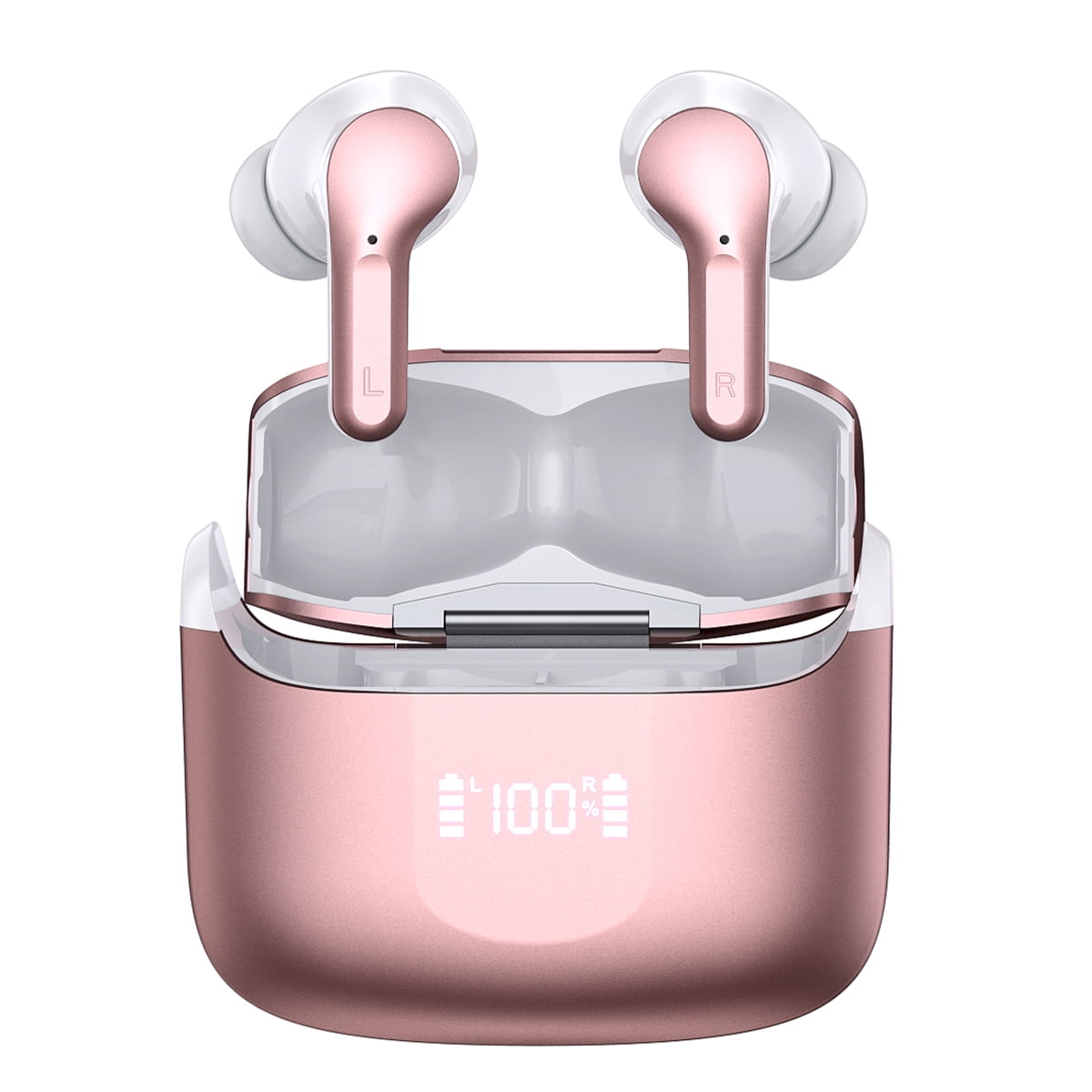 2024 Bluetooth 5.3 Wireless Earbud, Dual Mic, Noise Cancelling, IP7 ...
