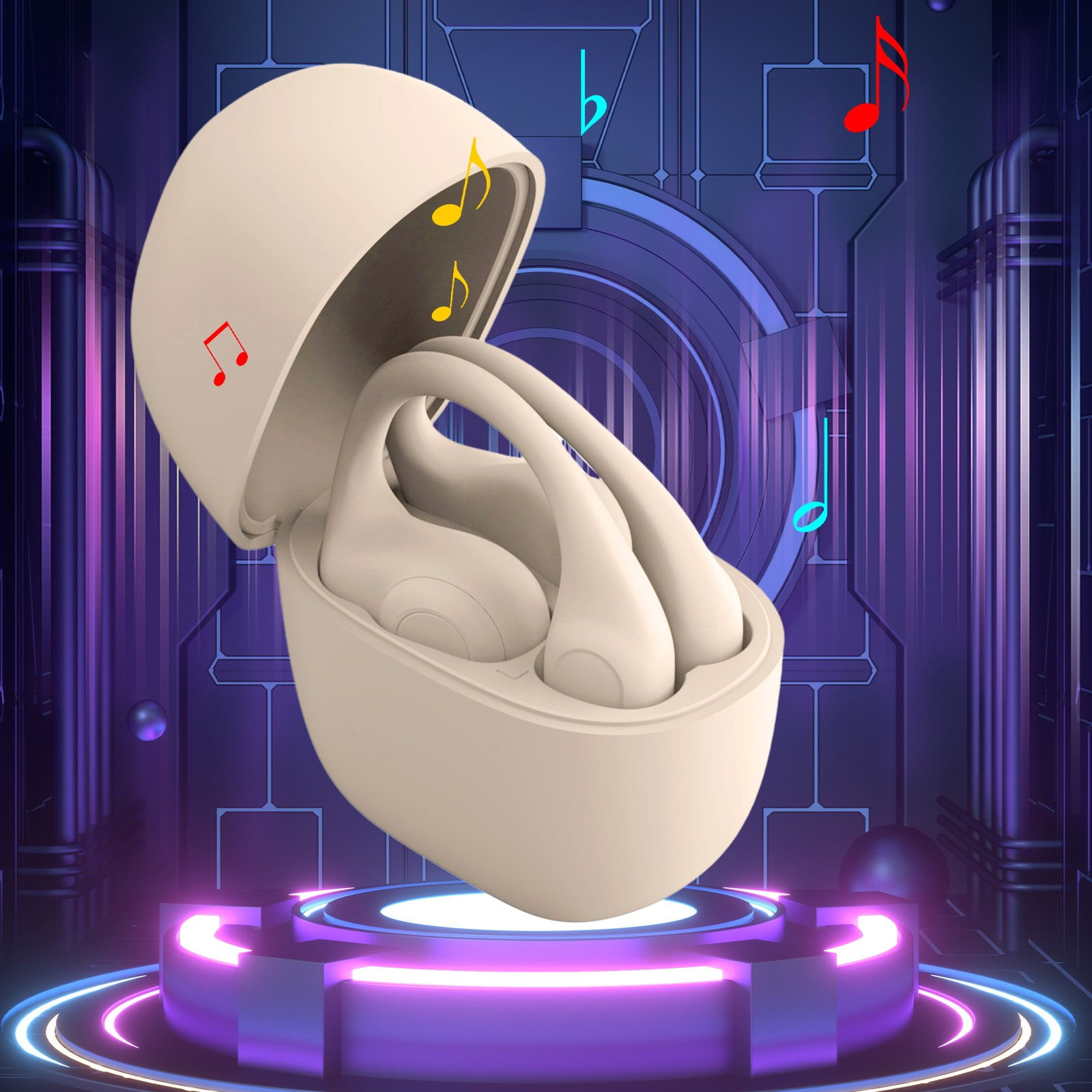 Wireless Earbud Bluetooth 5.3 Headphones IPX5 For Sport Running Wireless Earphones With Mics,New ...