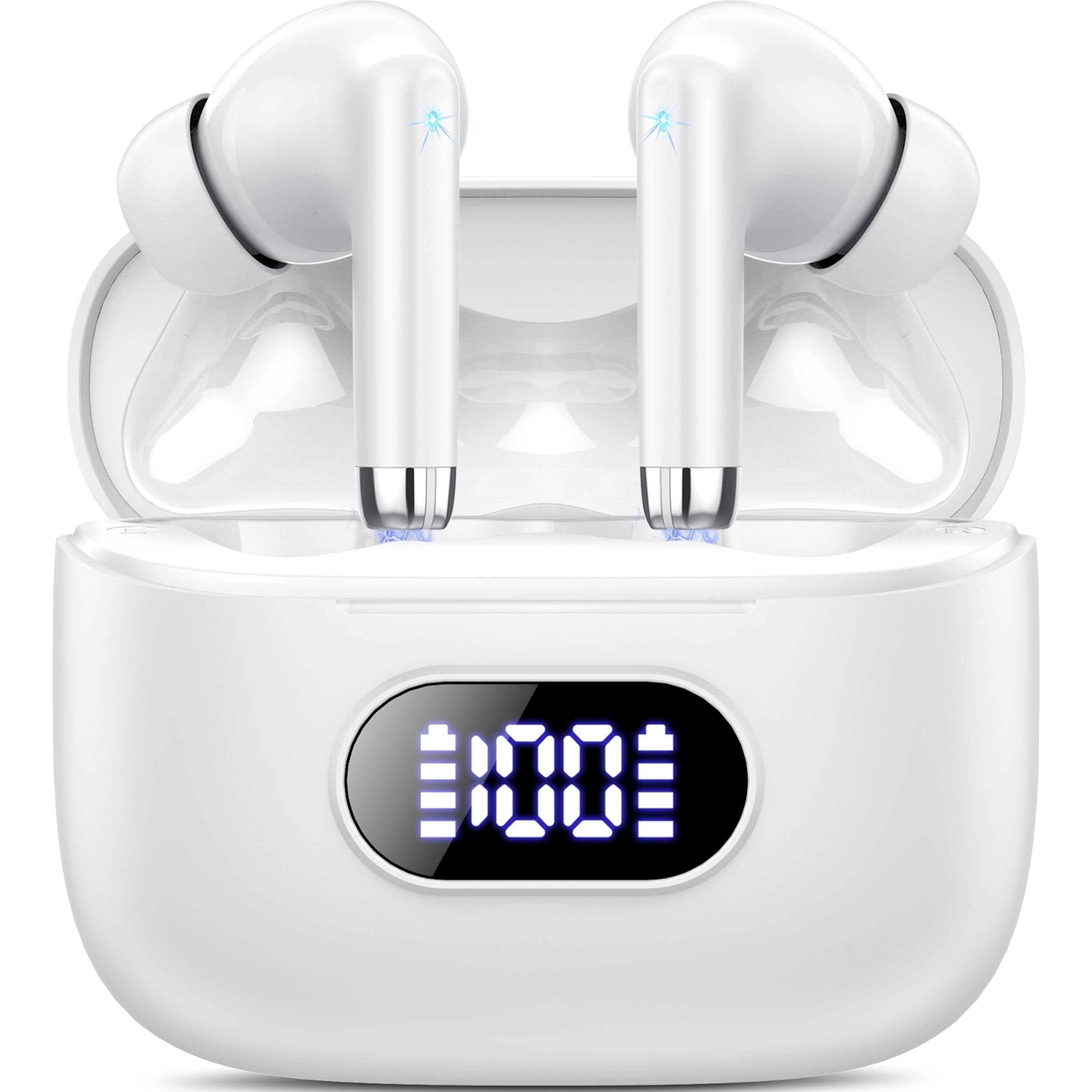 Tikland Wireless Bluetooth Earbuds, Noise Cancelling with Mic, 60H ...