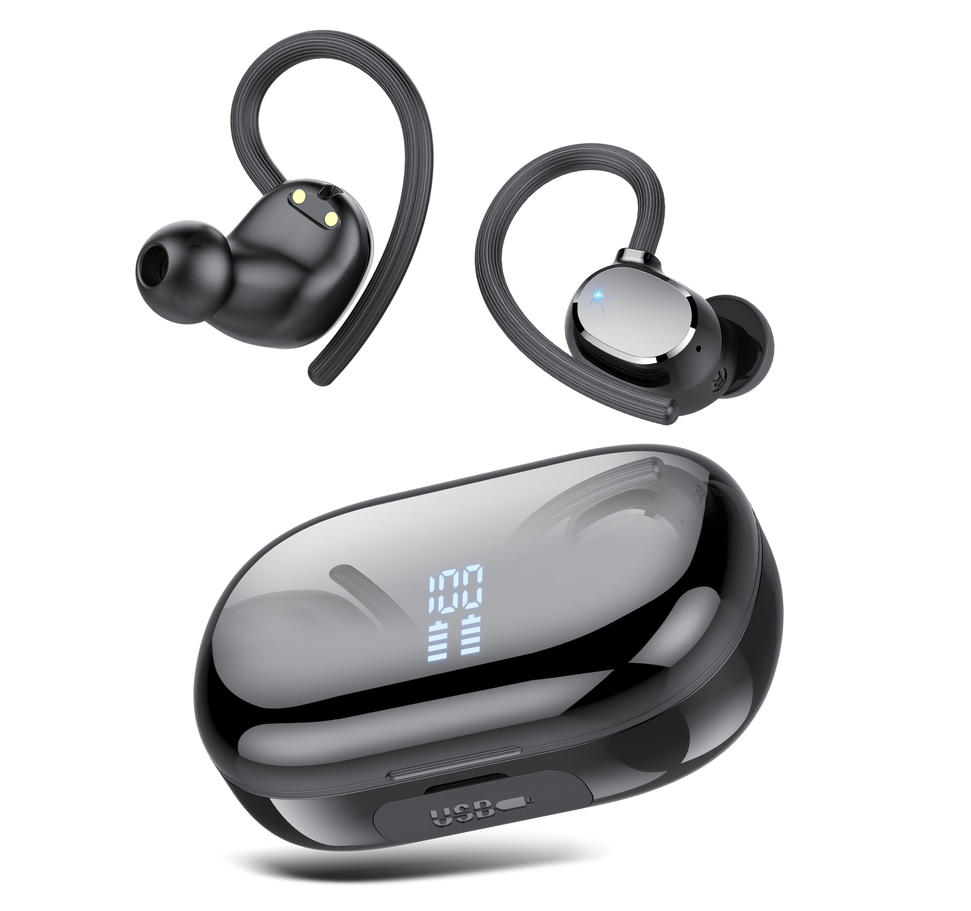 Wireless Earbuds 128Hrs Bluetooth 5.3 Headphones Sport Bluetooth ...