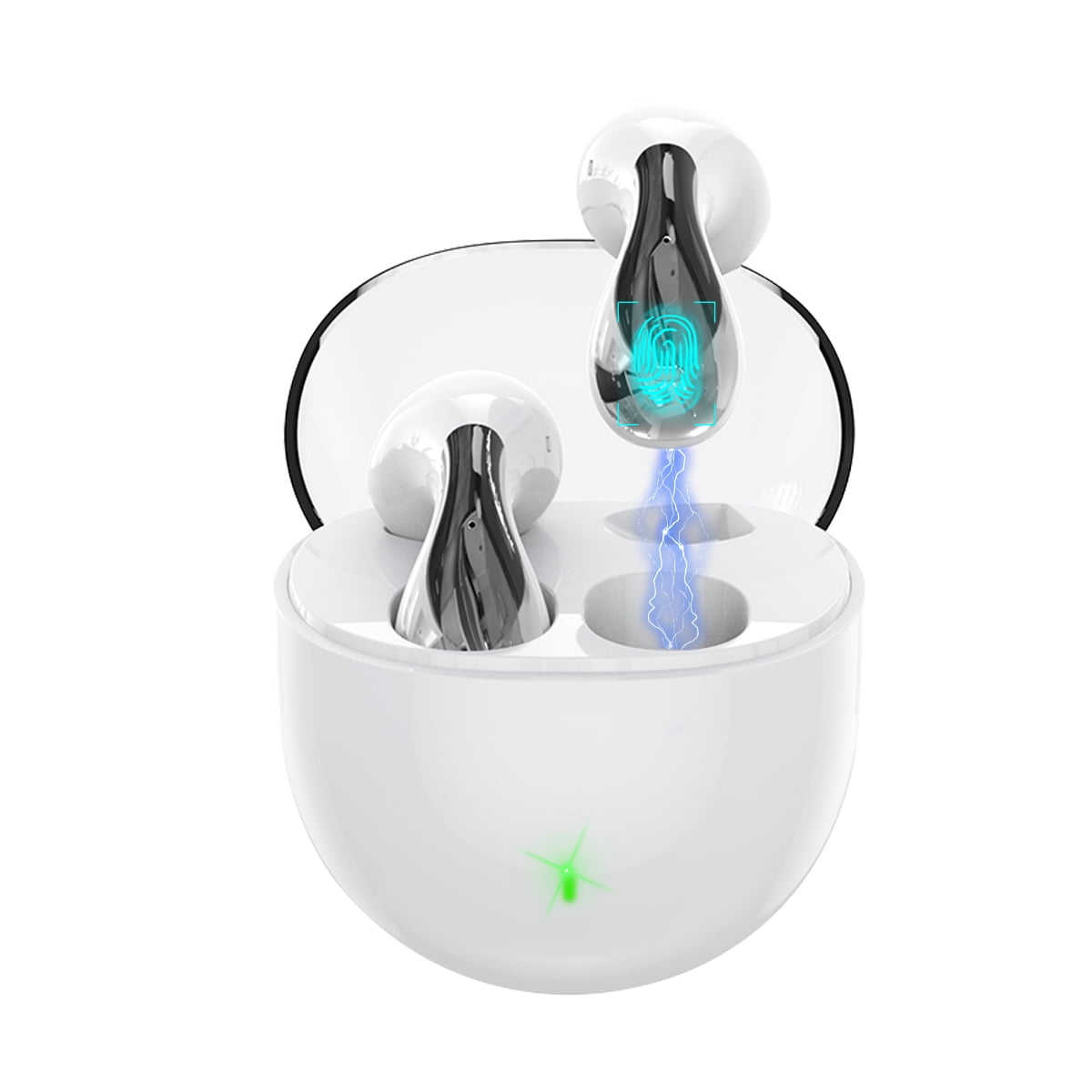 Wireless Earbuds, 2024 Bluetooth Headphones 5.3 HiFi Stereo Earphones ...