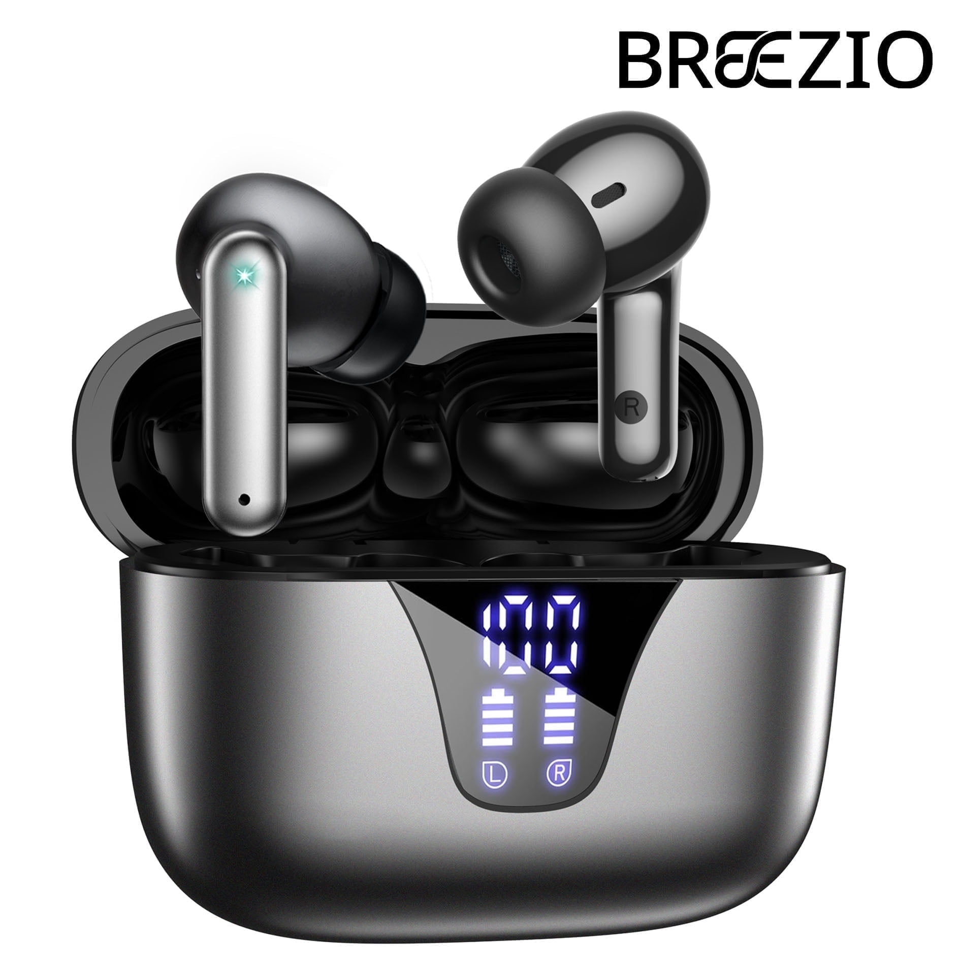 Wireless Earbuds, 2025 Bluetooth Headphones, 65hrs Stereo Deep Bass Ear ...