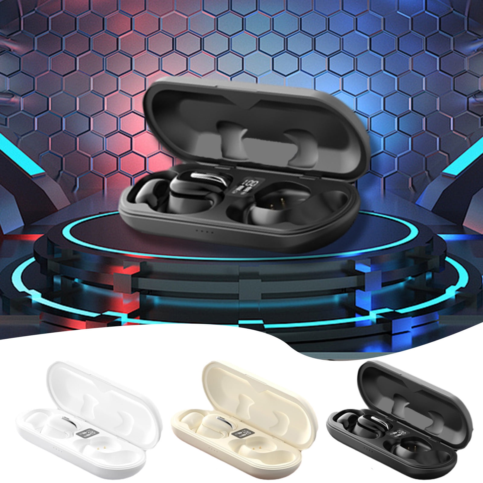 Wireless Earbuds under $5 kkbbma OWS Open Bluetooth Headset Wireless ...
