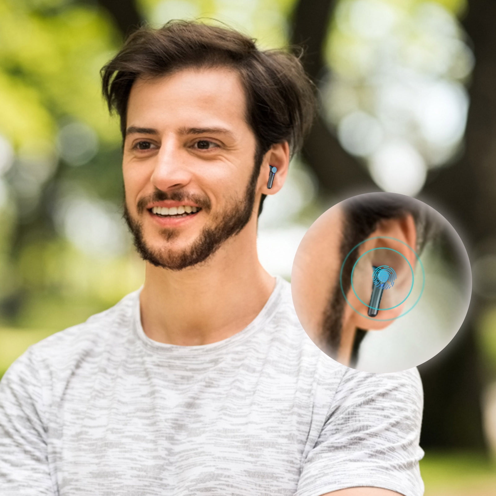 Wireless Earbuds 75hrs Bluetooth 5.3 Headphone Sport, 2025 Bluetooth ...