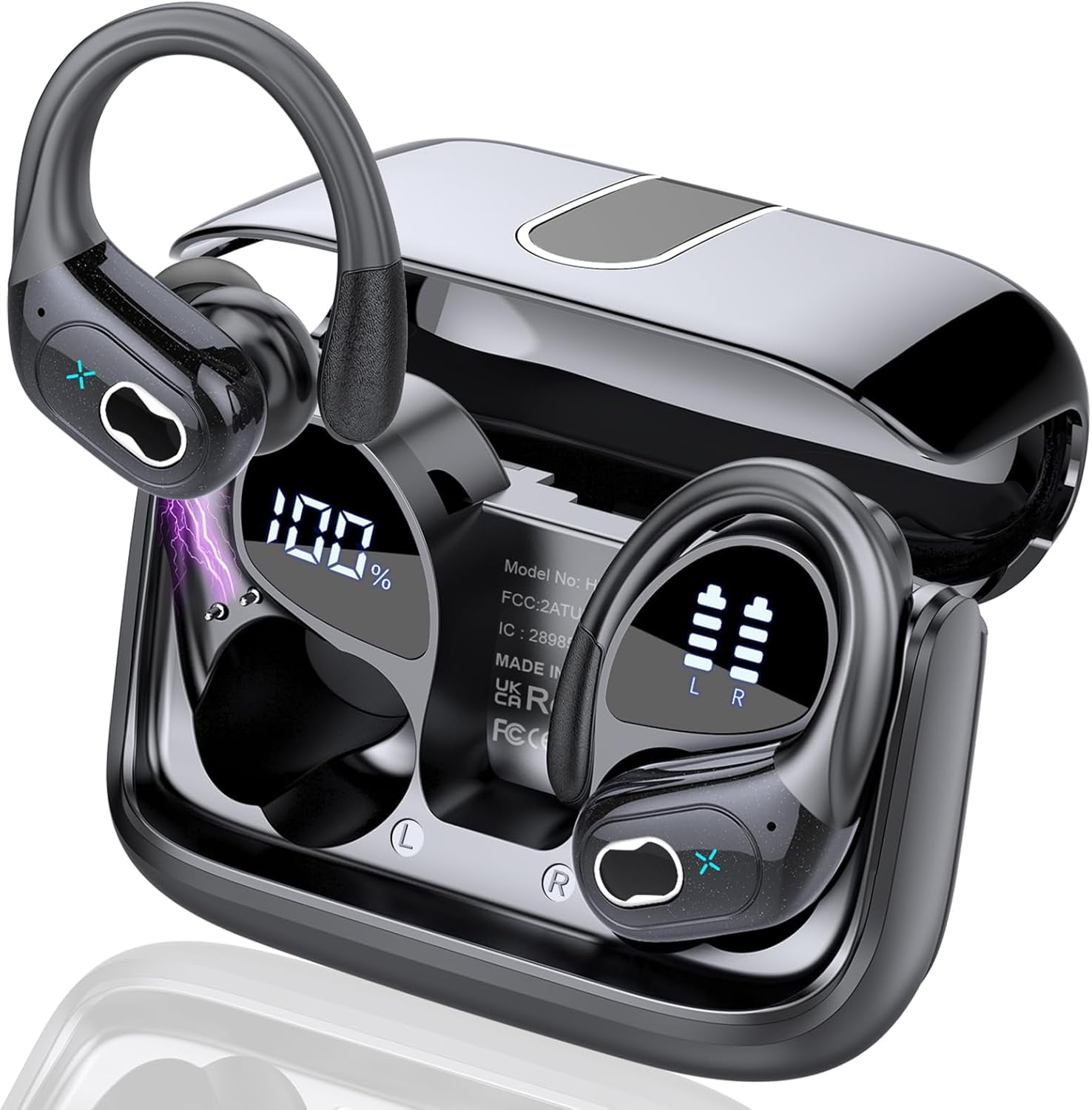 Wireless Earbuds 75hrs Bluetooth 5.4 Headphone Sport, 2025 Bluetooth ...