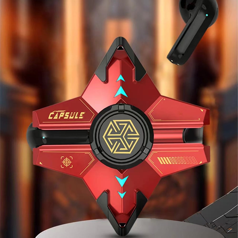 Wireless Earbuds, Alloy Fidget Spinner Earbuds Wireless Bluetooth 5.3 ...